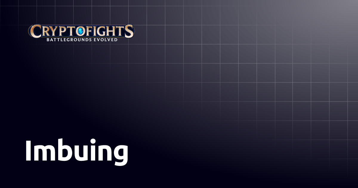 Imbuing | CryptoFights Whitepaper 3.0